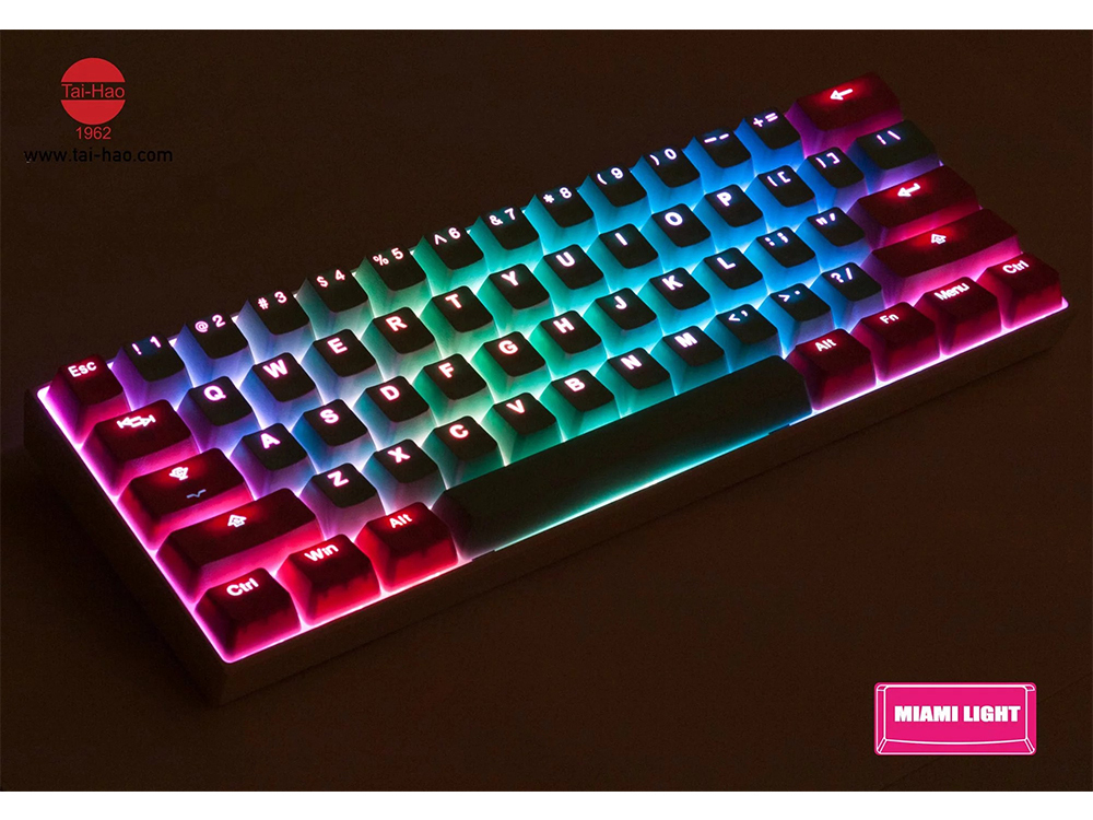 Tai-Hao Tai-Hao Miami Lights Keycap Set - 製品詳細 | パソコンSHOPアーク（ark）
