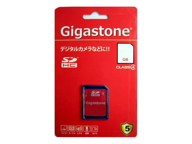 Gigastone GJS4/4G SDHCカード 4GB Class4対応 - 製品詳細 | パソコンSHOPアーク（ark）