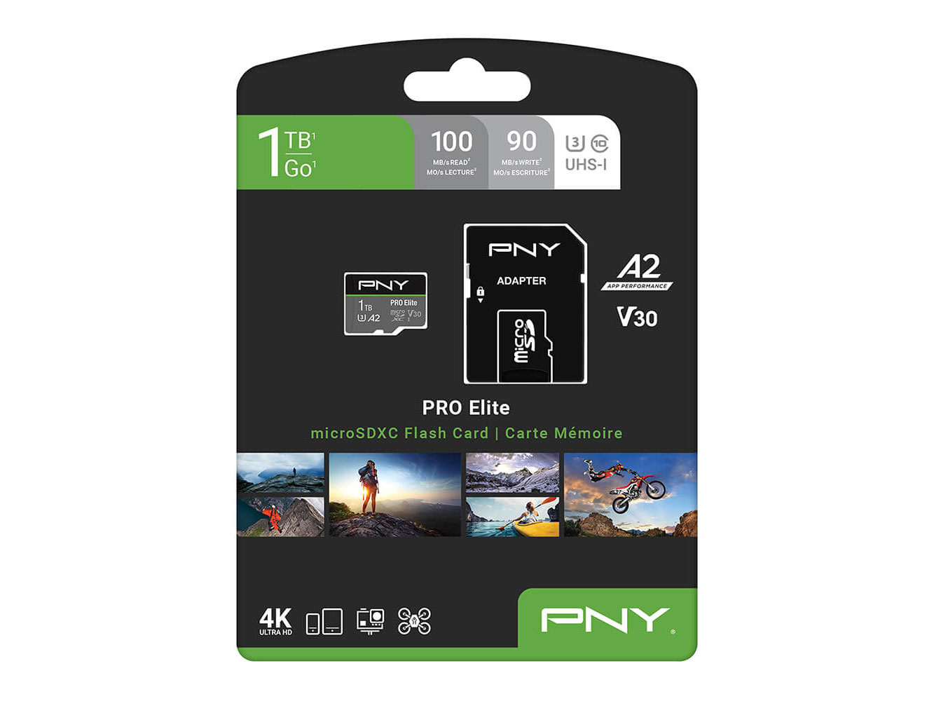 商品レビュー詳細 | PNY P-SDU1TBV32100PRO-GE Pro Elite U3 microSDカード 1TB | パソコン ...
