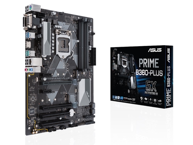 ASUS PRIME B360-PLUS インテル 300シリーズ LGA1151対応 intel B360チップセット搭載ATXマザーボード ...