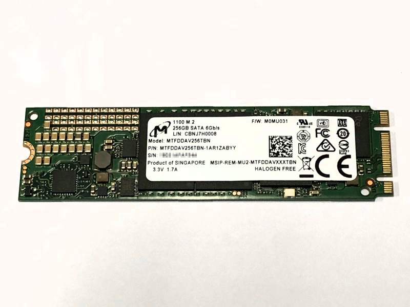 Micron MTFDDAV256TBN-1AR1ZABYY バルク Micron 1100 SSD - 製品詳細 | パソコンSHOPアーク ...