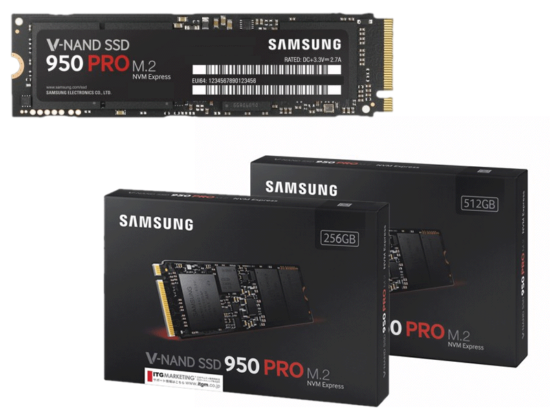 SAMSUNG 「SSD 950 Pro M.2」 シリーズ | Ark Tech and Market News Vol.300164