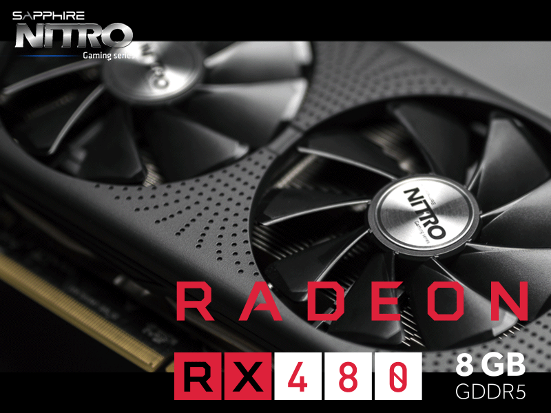 SAPPHIREオリジナルNITRO+シリーズにRX480 GDDR5 8GBメモリー搭載モデル登場 | Ark Tech and ...