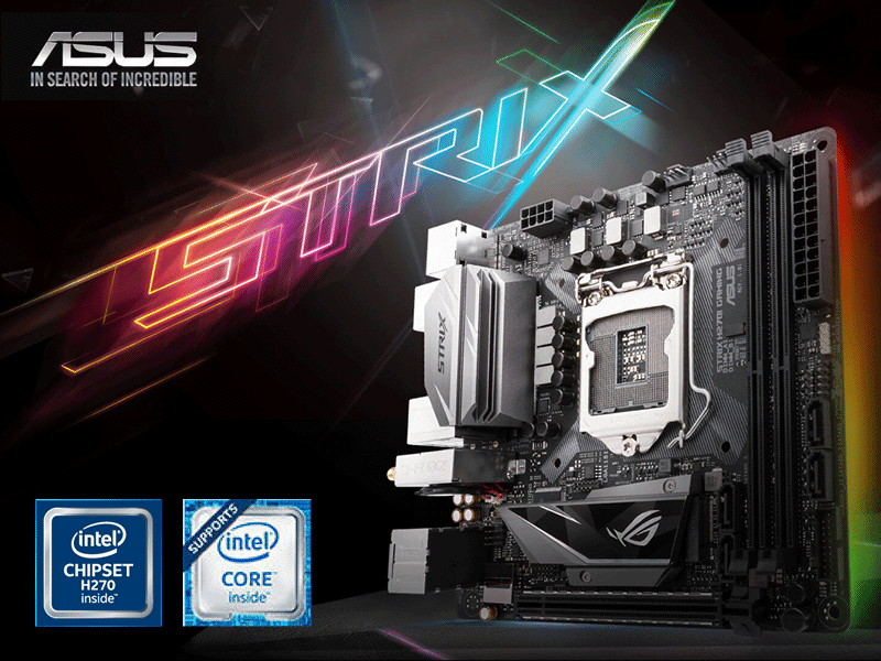 ASUS、H270チップセット採用ゲーミングMini-ITXマザーボード「ROG STRIX H270I GAMING」 | Ark Tech and Market News Vol.3001407