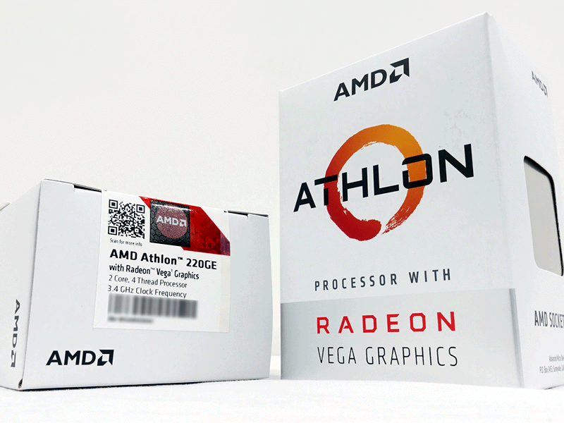 Radeon Vega 3 Graphics内蔵Athlonプロセッサーに上位モデル「Athlon 240GE / Athlon 220GE ...
