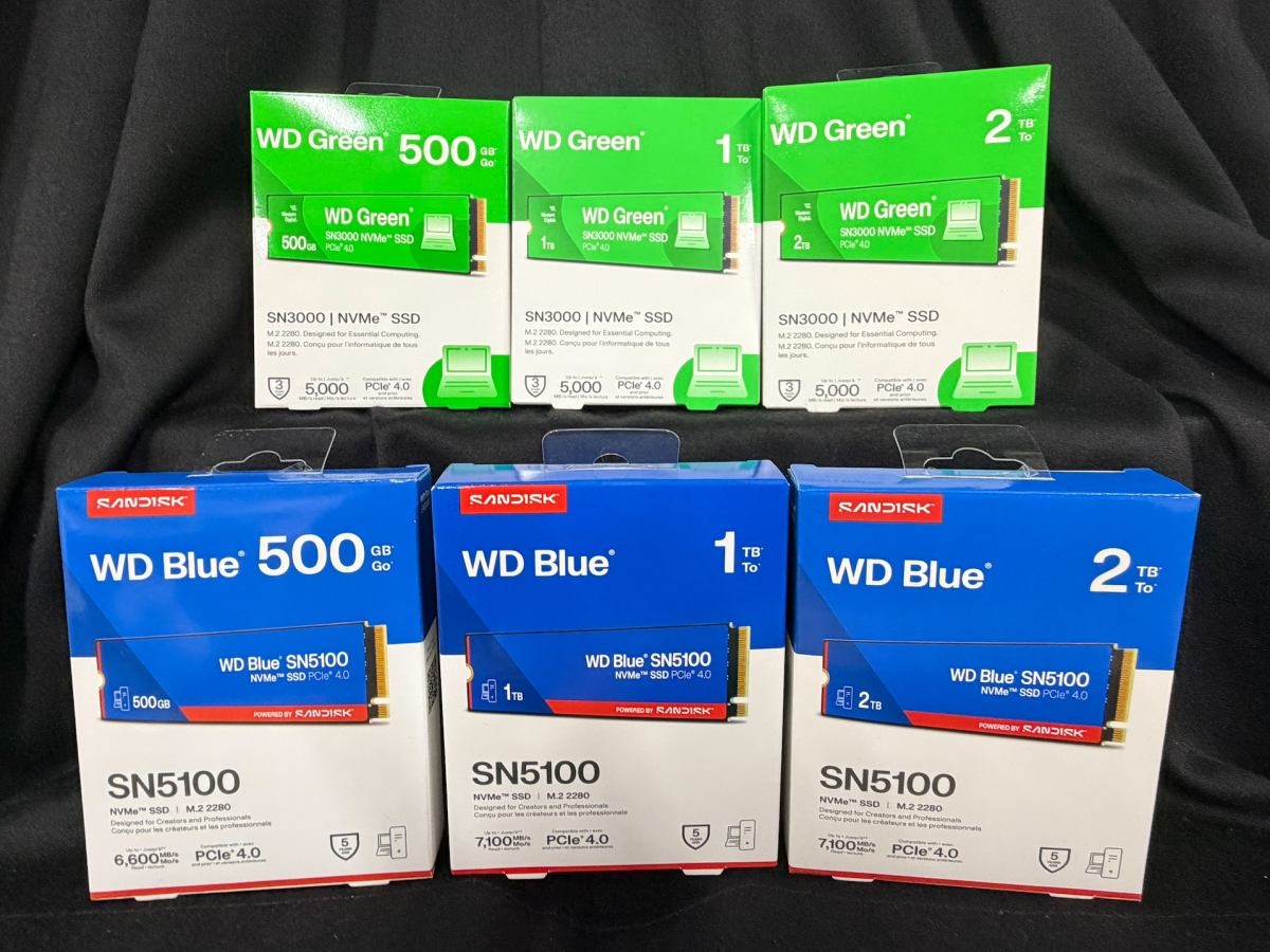 Western DigitalのよりGen4対応のNVMe SSD SN3000、SN5100シリーズが登場 | Ark Tech and Market News Vol.3004898